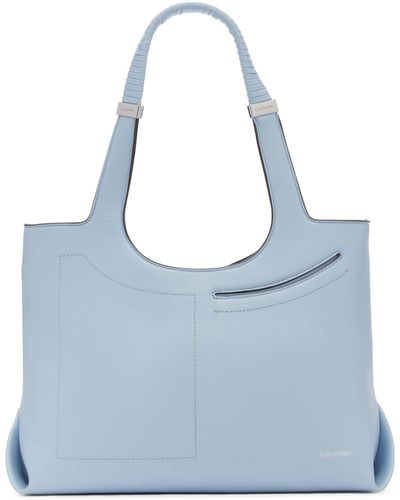 Blue Calvin Klein Tote bags for Women | Lyst