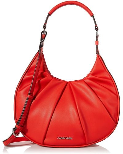 Red Calvin Klein Hobo bags and purses for Women | Lyst