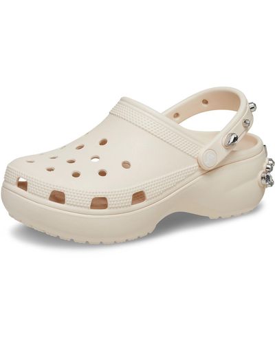 Natural Crocs™ Heels for Women | Lyst