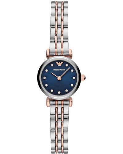 Blue Emporio Armani Watches for Women | Lyst