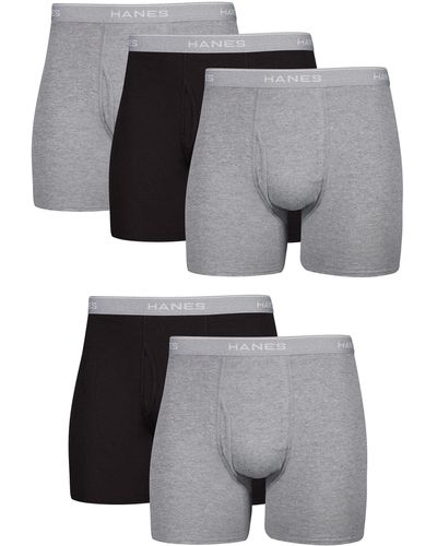 Gray Hanes Underwear for Men | Lyst