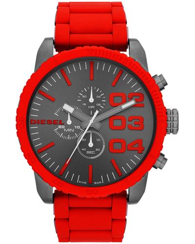 Red DIESEL Watches for Men | Lyst