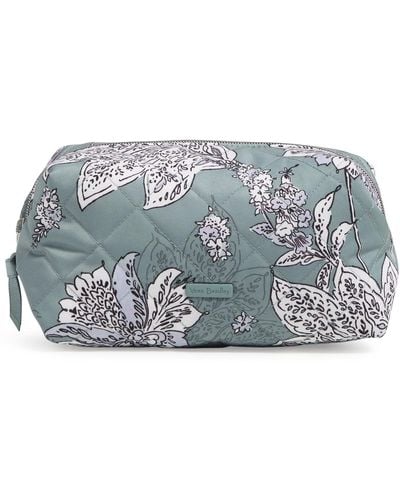 Gray Vera Bradley Makeup bags and cosmetic cases for Women | Lyst