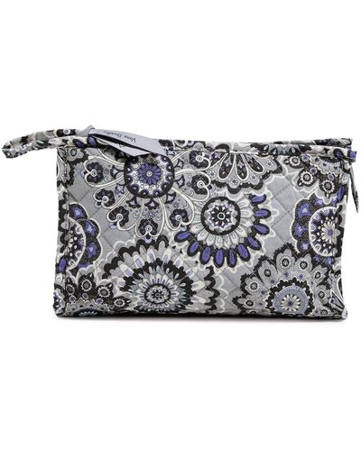 Gray Vera Bradley Makeup bags and cosmetic cases for Women | Lyst