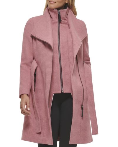 Red Calvin Klein Coats for Women | Lyst