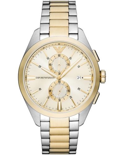 Metallic Emporio Armani Watches for Men | Lyst