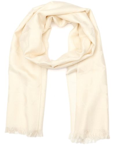 Natural COACH Scarves and mufflers for Women | Lyst