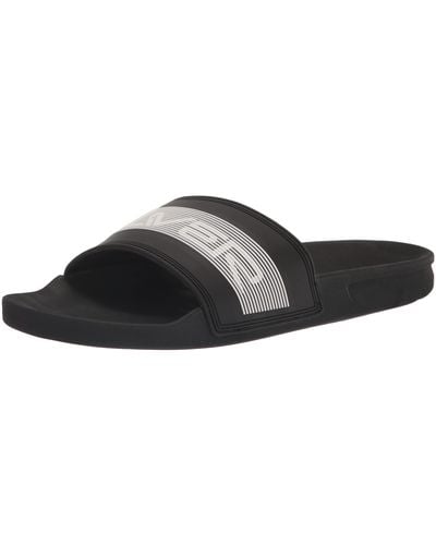 Black Quiksilver Sandals, slides and flip flops for Men | Lyst