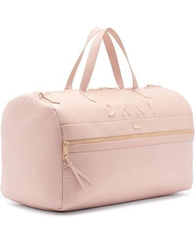 Pink DKNY Duffel bags and weekend bags for Women | Lyst