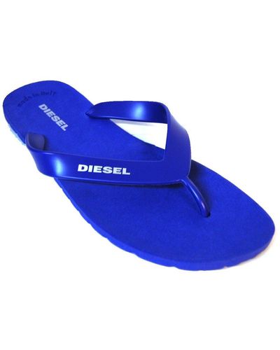 Blue DIESEL Sandals and Slides for Men | Lyst