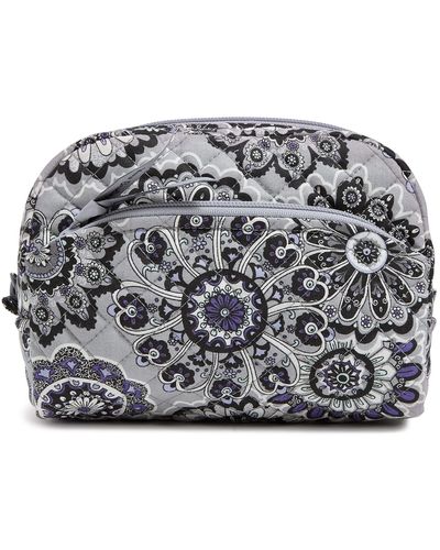 Gray Vera Bradley Makeup bags and cosmetic cases for Women | Lyst
