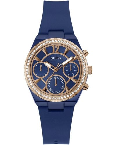 Blue Guess Watches for Women | Lyst