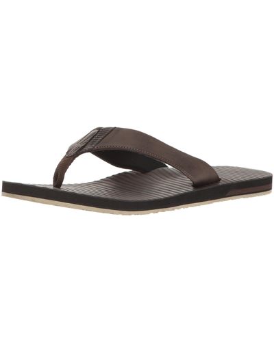 Brown Volcom Sandals, slides and flip flops for Men | Lyst