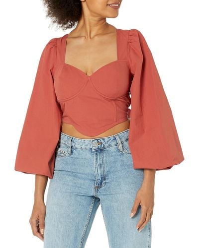 Red The Drop Tops for Women | Lyst