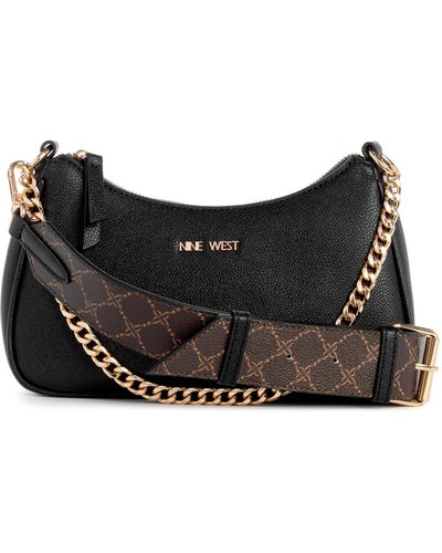 Black Nine West Shoulder bags for Women | Lyst