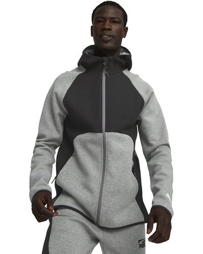Gray PUMA Jackets for Men | Lyst