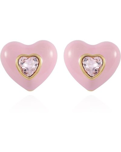 Pink Guess Earrings and ear cuffs for Women | Lyst