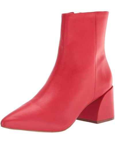 Red Steve Madden Boots for Women | Lyst