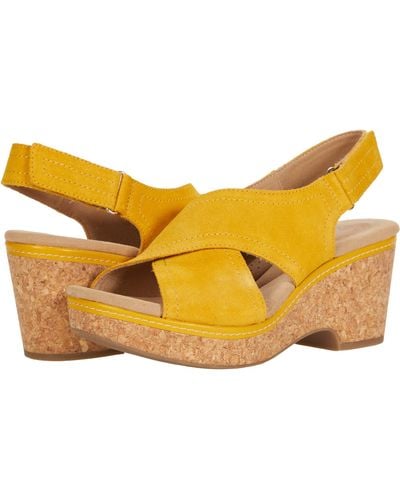 Yellow Clarks Shoes for Women | Lyst