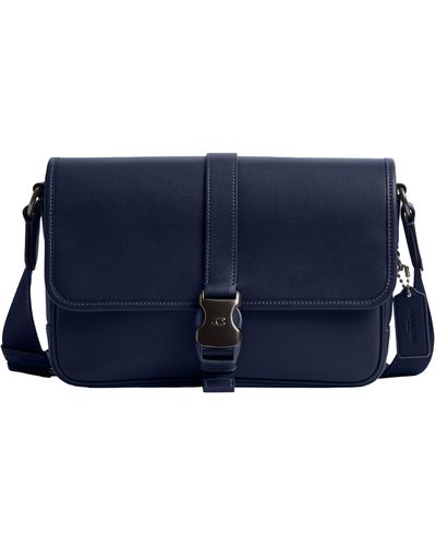 Blue COACH Messenger bags for Men | Lyst
