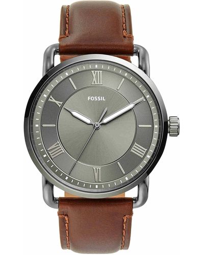 Gray Fossil Watches for Men | Lyst