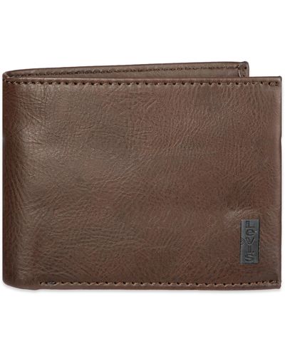 Brown Levi's Wallets and cardholders for Men | Lyst