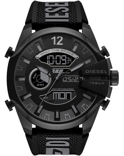 Black DIESEL Watches for Men | Lyst