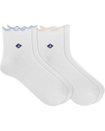 White Sperry Top-Sider Hosiery for Women | Lyst