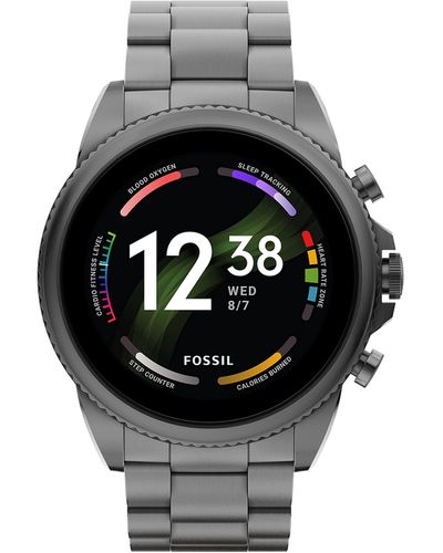 Gray Fossil Watches for Women | Lyst