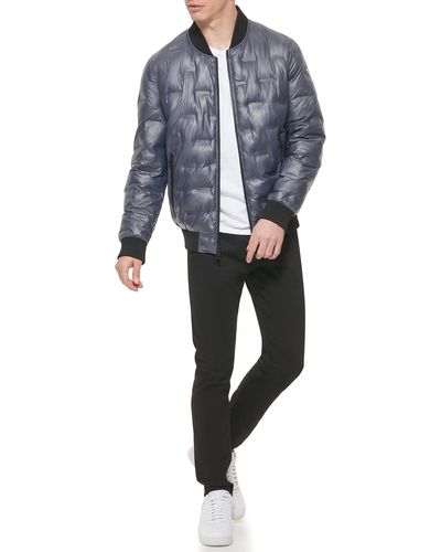 Blue Guess Jackets for Men | Lyst