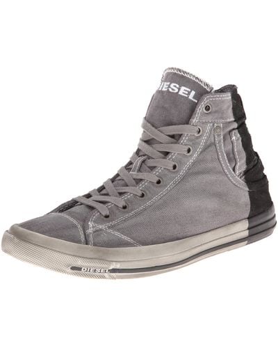 Gray DIESEL Sneakers for Men | Lyst