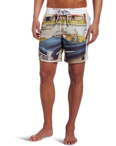 White DIESEL Beachwear and Swimwear for Men | Lyst