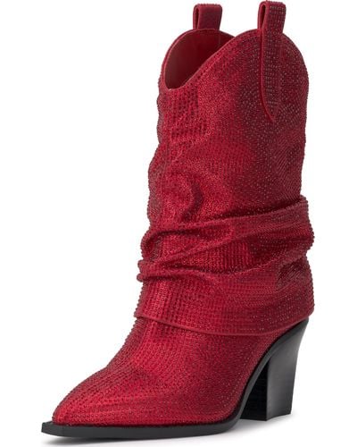 Red Jessica Simpson Boots for Women | Lyst