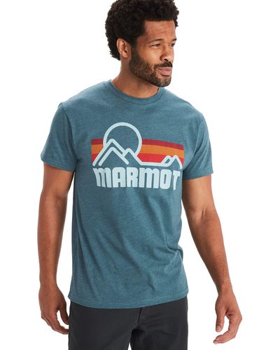 Blue Marmot T-shirts for Men | Lyst