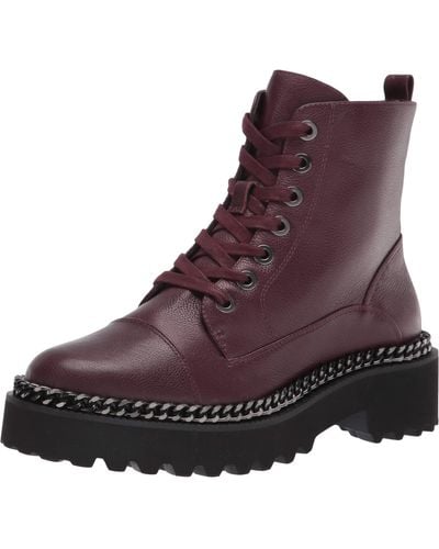 Purple Combat Boots for Women - Up to 67% off | Lyst