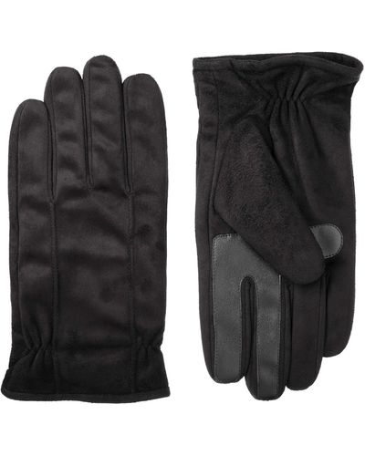 Black Isotoner Gloves for Men | Lyst