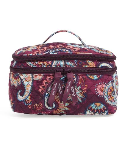 Purple Vera Bradley Makeup bags and cosmetic cases for Women | Lyst