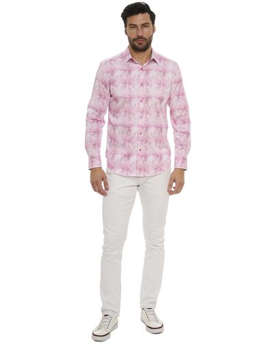 Pink Robert Graham Shirts for Men | Lyst