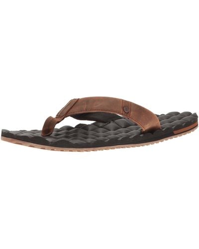 Brown Volcom Sandals, slides and flip flops for Men | Lyst