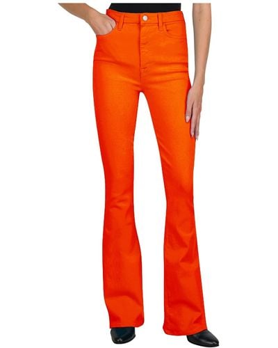 Red Bootcut jeans for Women | Lyst