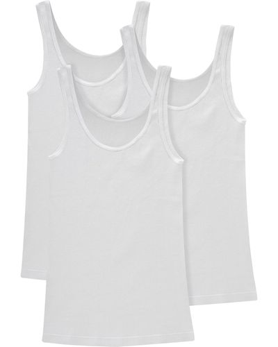 White Hanes Clothing For Women Lyst