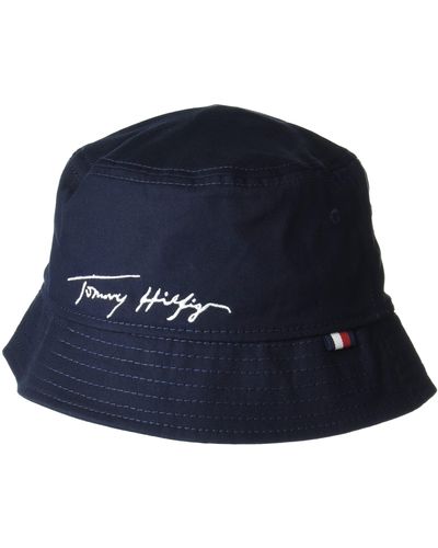 Blue Tommy Hilfiger Hats for Men | Lyst