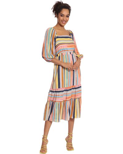 Donna Morgan Striped Dresses for Women | Lyst
