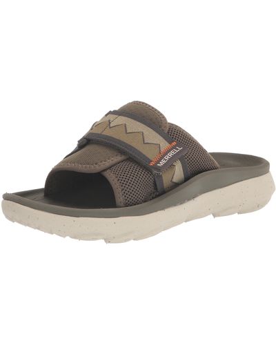 Black Merrell Sandals, slides and flip flops for Men | Lyst