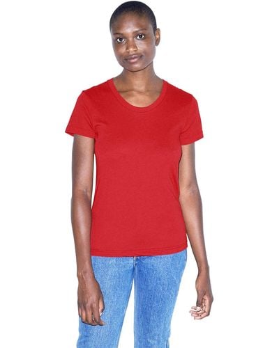 Red American Apparel Tops for Women | Lyst