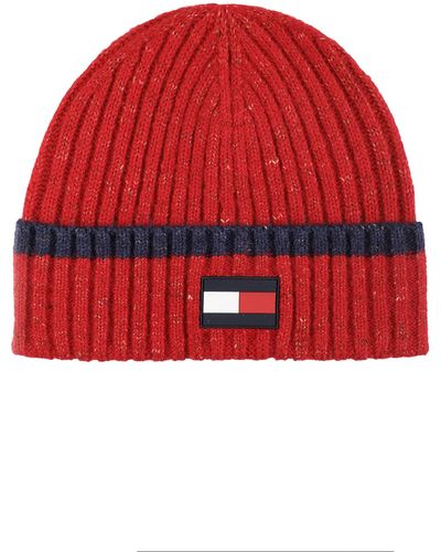 Red Tommy Hilfiger Hats for Men | Lyst
