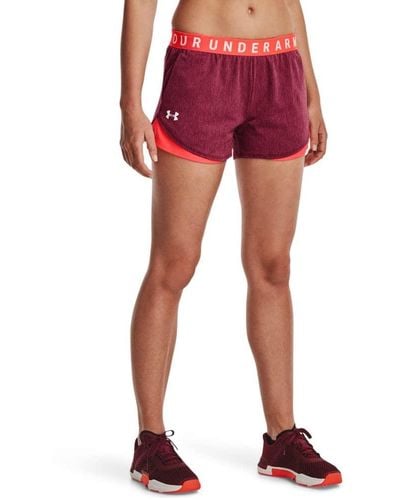 Red Under Armour Shorts for Women | Lyst