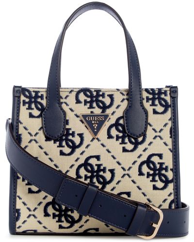 Blue Guess Tote bags for Women | Lyst