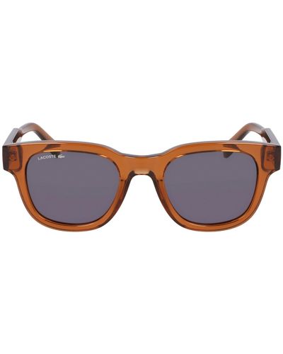 Black Lacoste Sunglasses For Women Lyst