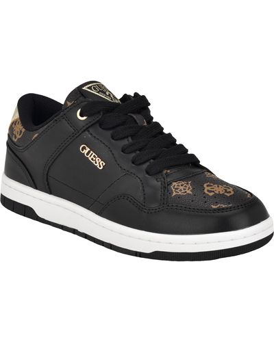 Black Guess Sneakers for Women | Lyst
